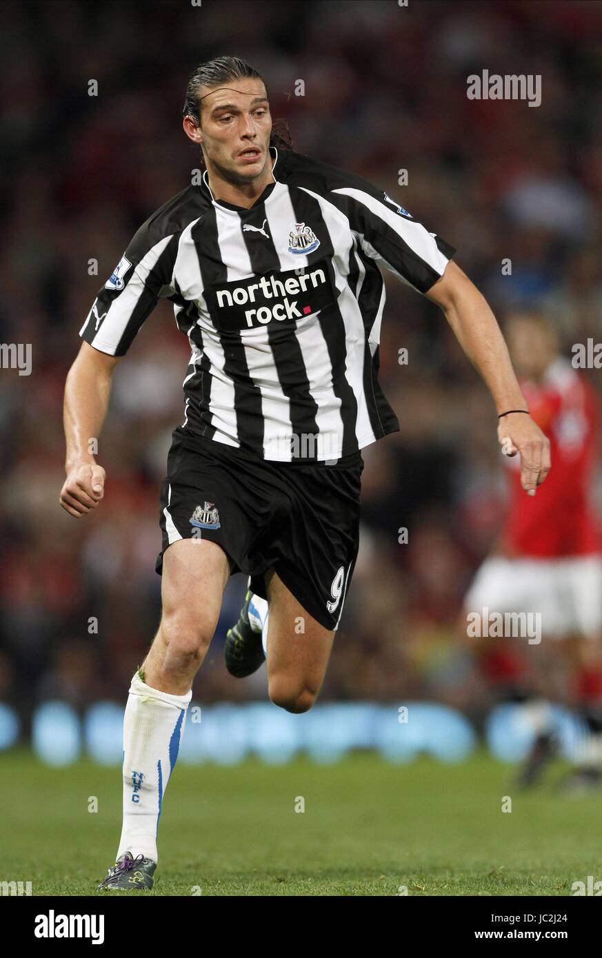 ANDY CARROLL NEWCASTLE UNITED FC OLD TRAFFORD MANCHESTER ENGLAND 16 ...