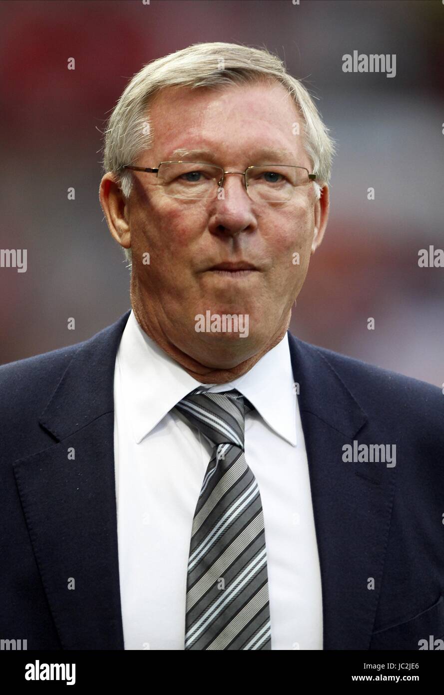SIR ALEX FERGUSON MANCHESTER UNITED FC OLD TRAFFORD MANCHESTER ENGLAND ...
