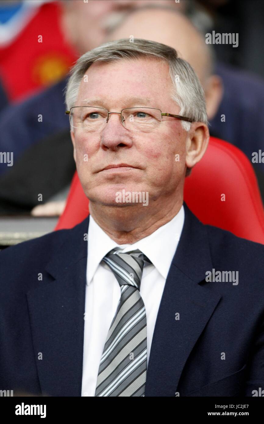 SIR ALEX FERGUSON MANCHESTER UNITED FC OLD TRAFFORD MANCHESTER ENGLAND ...