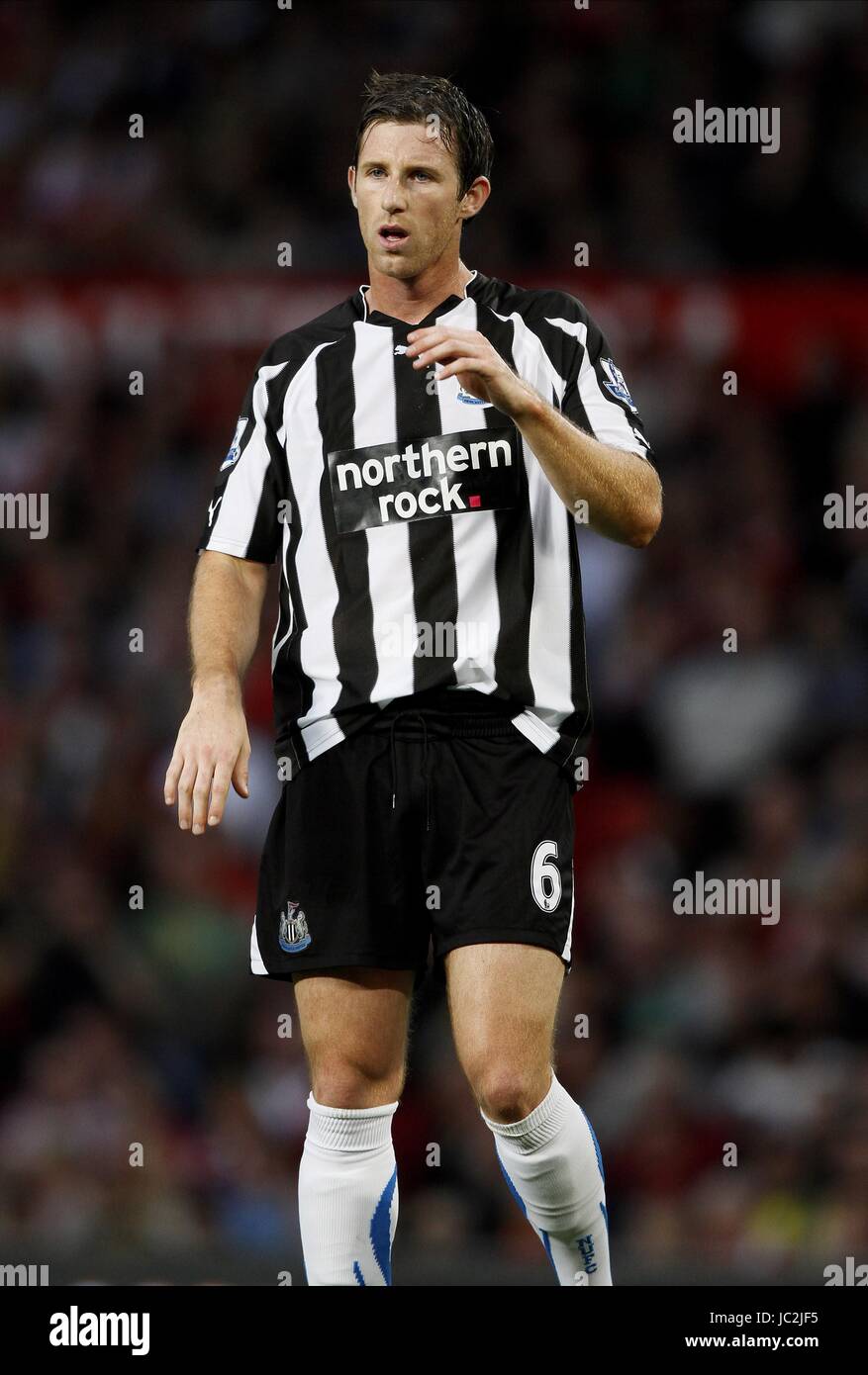 MICHAEL WILLIAMSON NEWCASTLE UNITED FC OLD TRAFFORD MANCHESTER ENGLAND ...