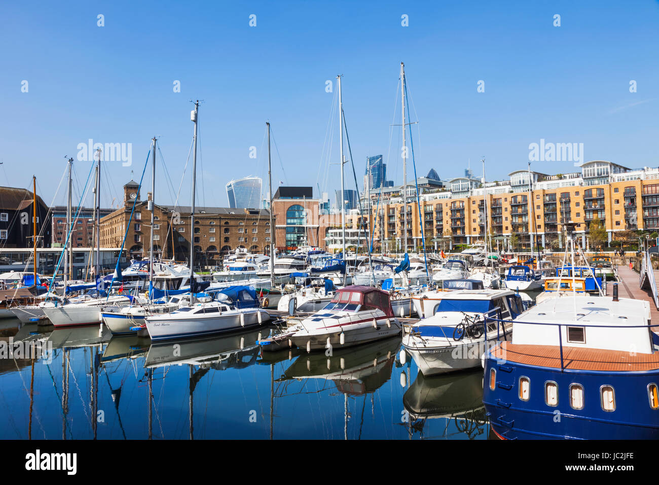 England, London, Wapping, St.Katharine Docks Stock Photo - Alamy