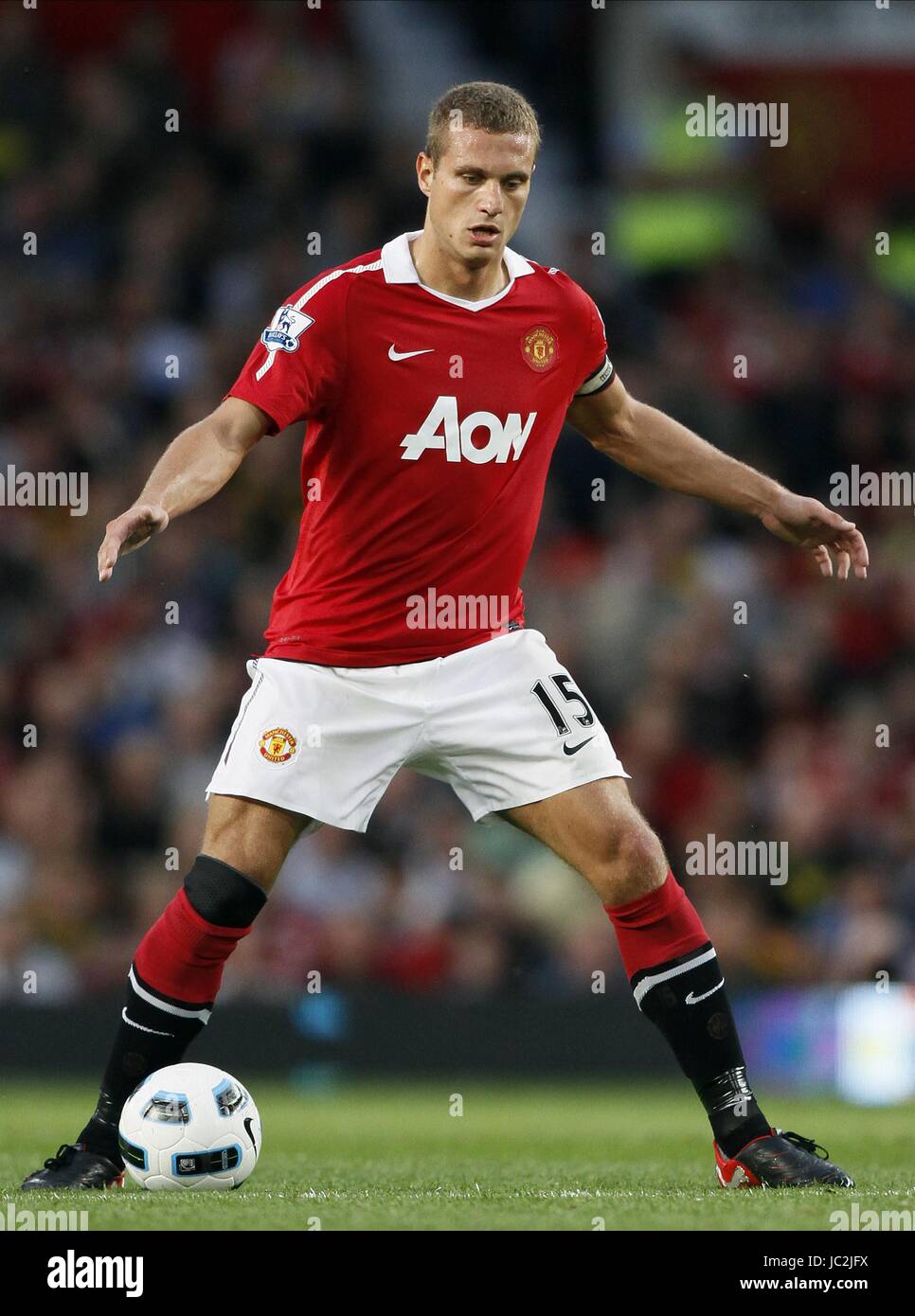 NEMANJA VIDIC MANCHESTER UNITED FC MANCHESTER UNITED FC OLD TRAFFORD ...