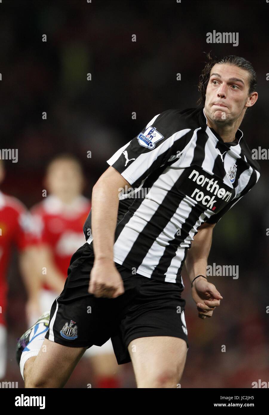 ANDY CARROLL NEWCASTLE UNITED FC NEWCASTLE UNITED FC OLD TRAFFORD ...