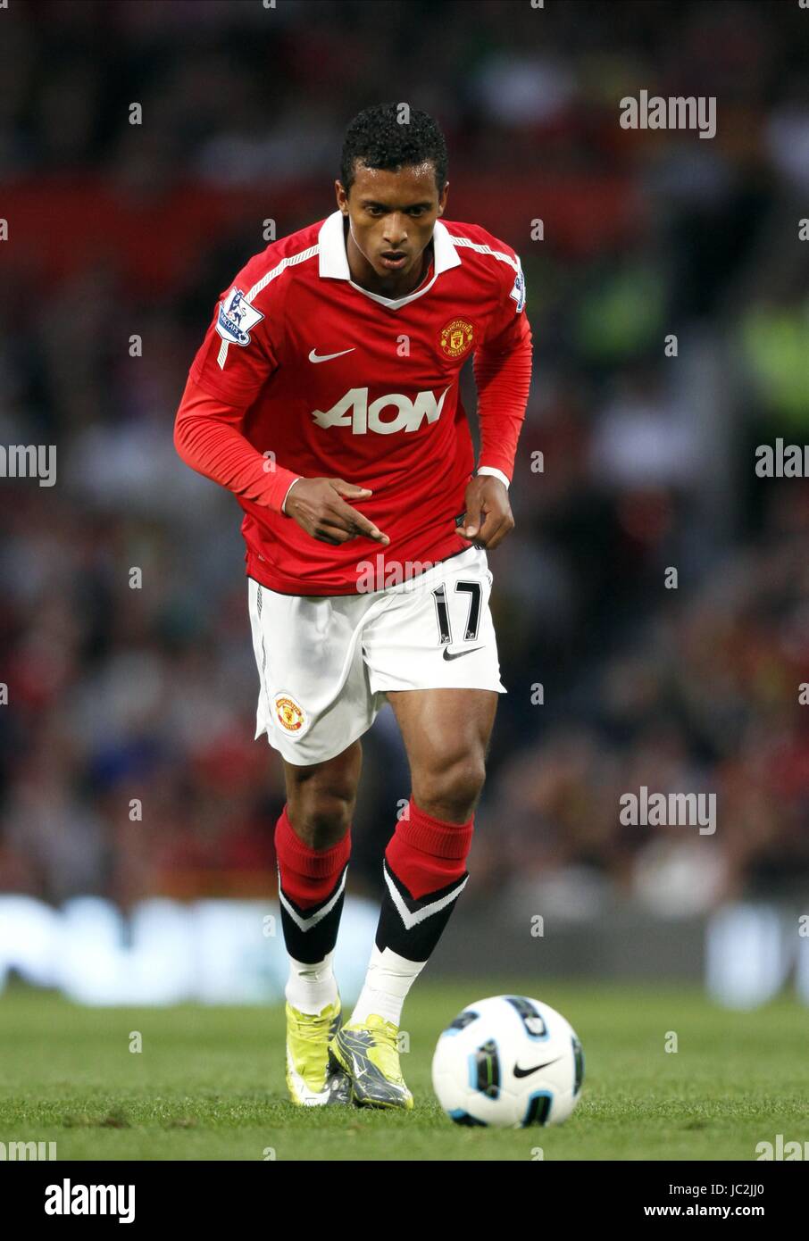 NANI MANCHESTER UNITED FC MANCHESTER UNITED FC OLD TRAFFORD MANCHESTER ...