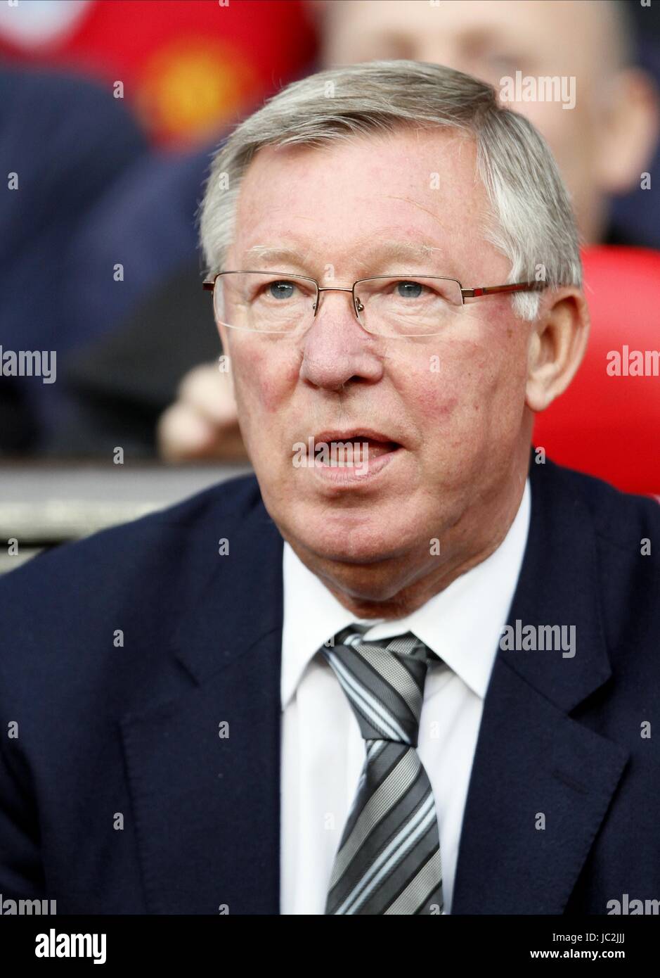 SIR ALEX FERGUSON MANCHESTER UNITED FC MANAGER MANCHESTER UNITED FC ...