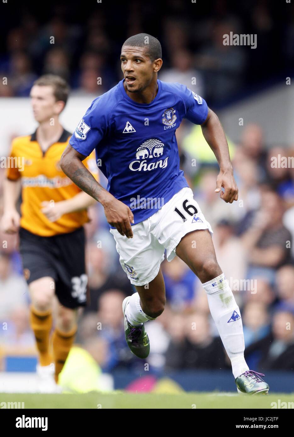 JERMAINE BECKFORD EVERTON FC GOODISON PARK LIVERPOOL ENGLAND 21 August ...