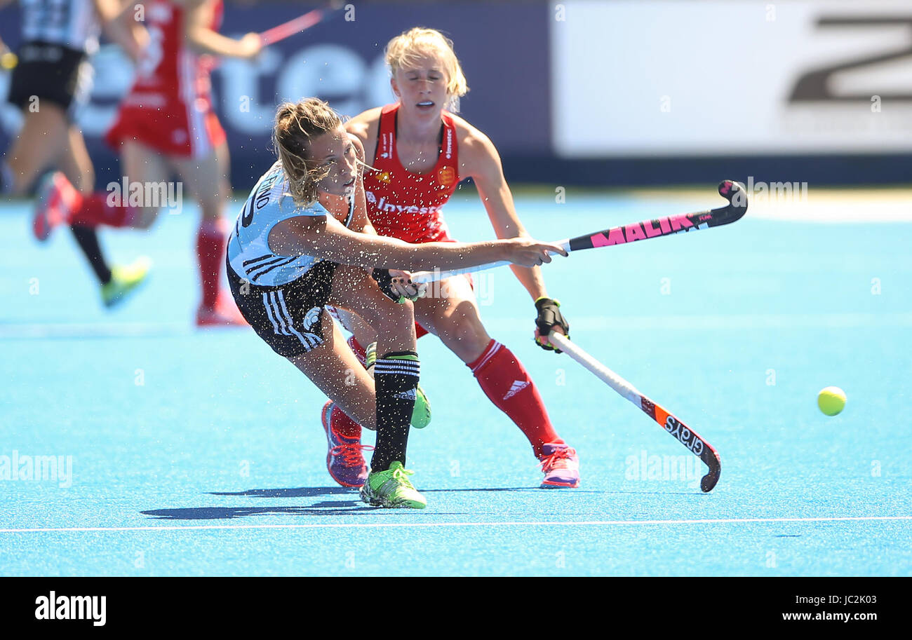 Argentina's Delfina Merino during the Investec International match at ...