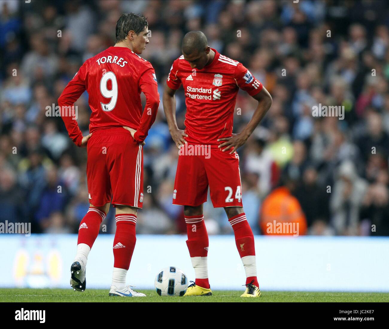 FERNANDO TORRES & DAVID N'GOG MANCHESTER CITY V LIVERPOOL FC EASTLANDS ...