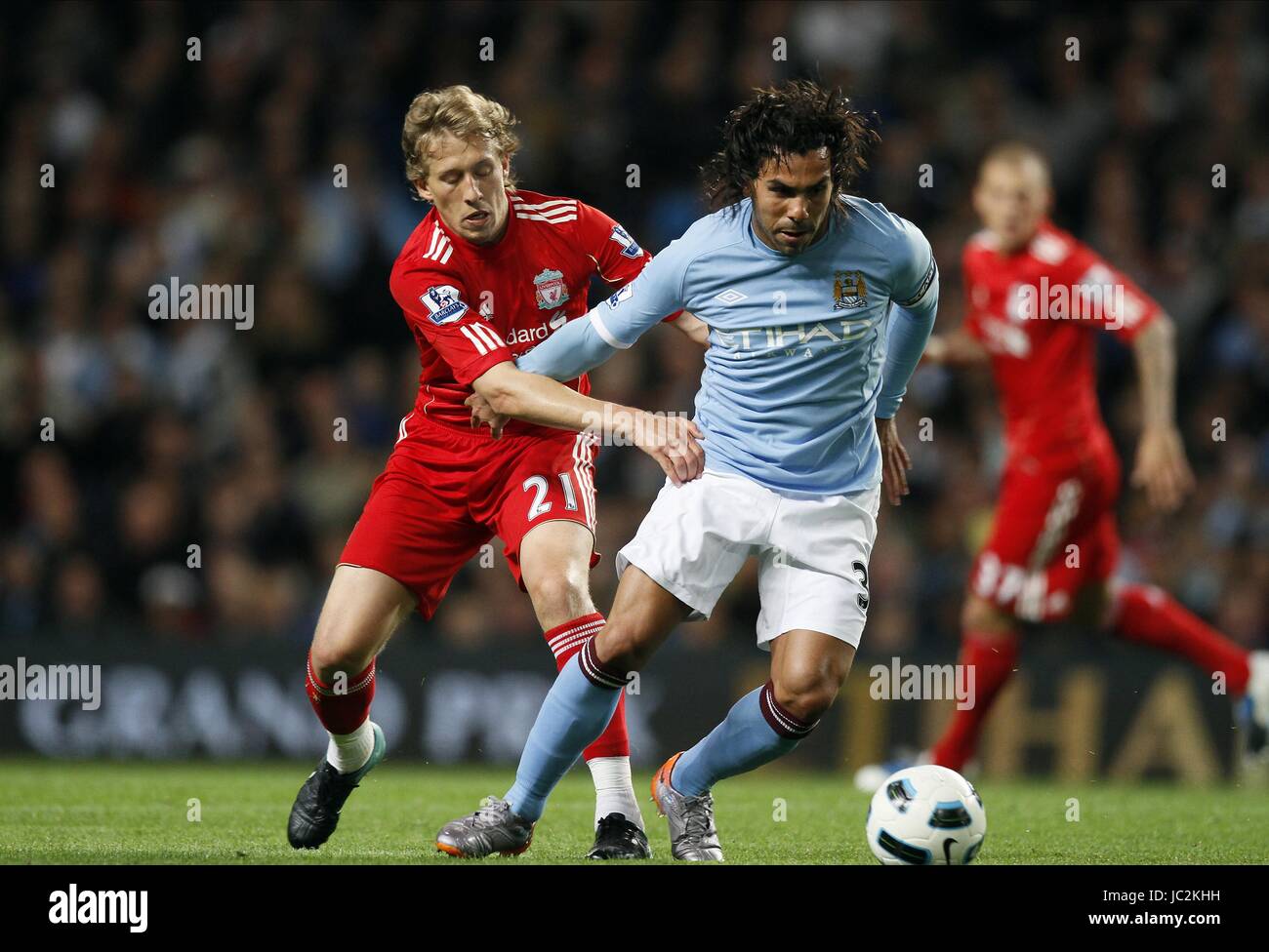 CARLOS TEVEZ LUCAS MANCHESTER CITY V LIVERPOOL FC MANCHESTER CITY V ...