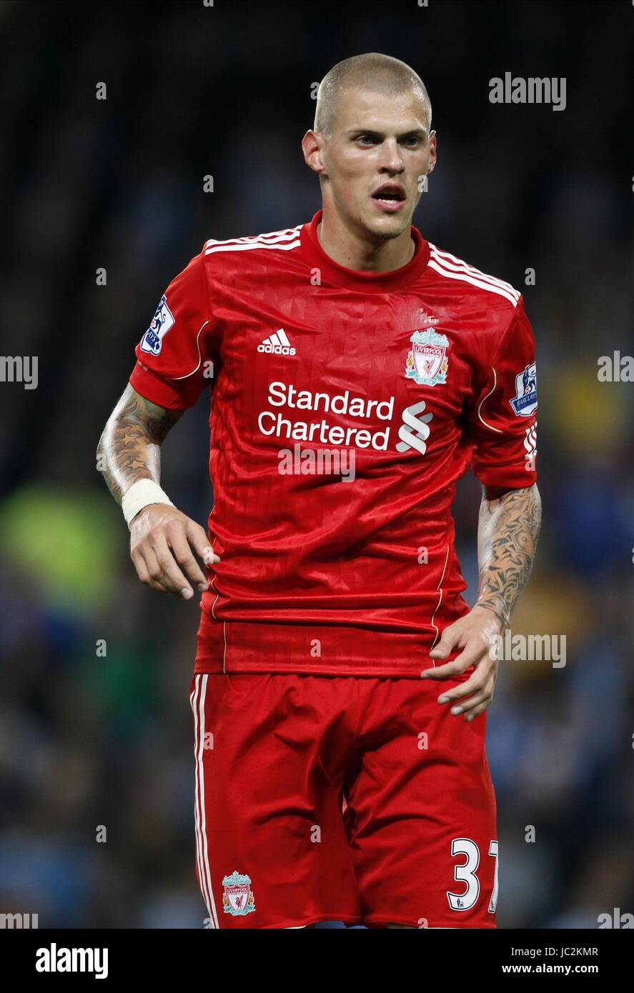 MARTIN SKRTEL LIVERPOOL FC LIVERPOOL FC EASTLANDS CITY OF MANCHESTER ST ...