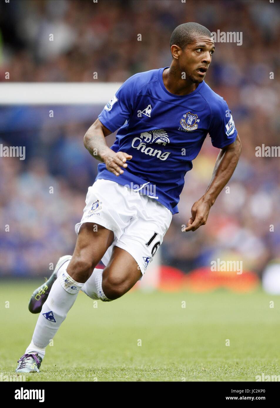 JERMAINE BECKFORD EVERTON FC EVERTON FC GOODISON PARK LIVERPOOL ENGLAND ...