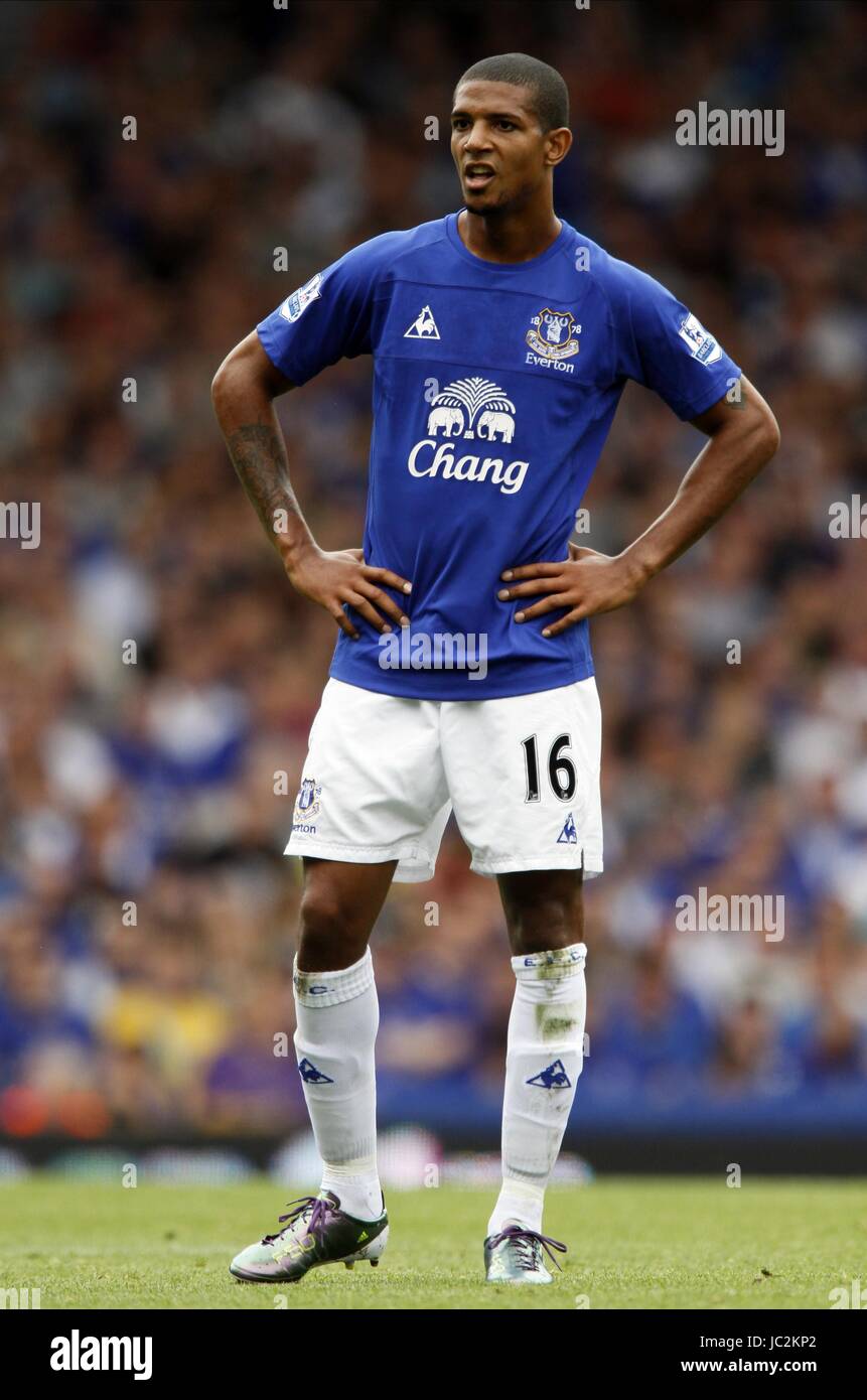 JERMAINE BECKFORD EVERTON FC EVERTON FC GOODISON PARK LIVERPOOL ENGLAND ...
