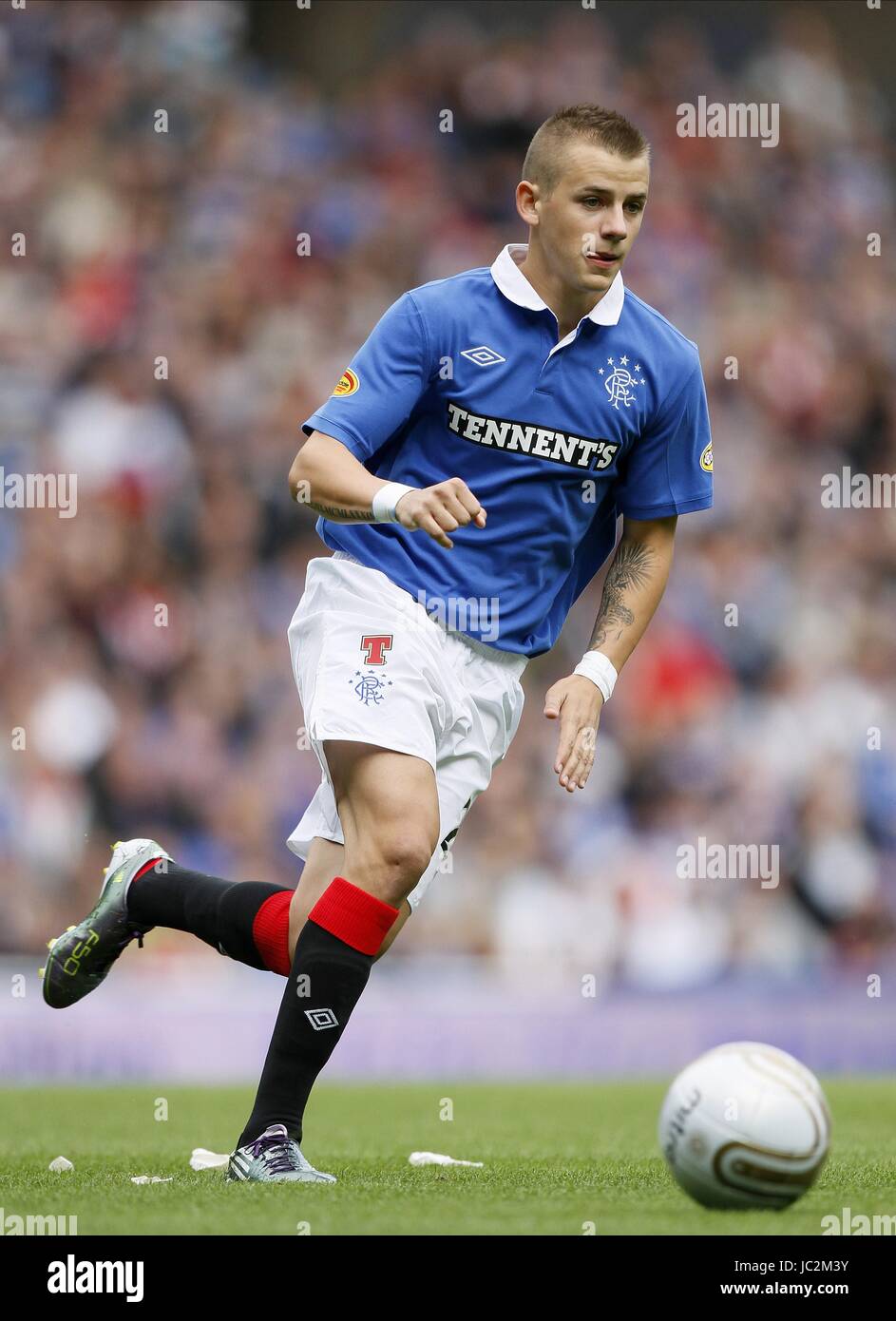 VLADIMIR WEISS GLASGOW RANGERS FC IBROX GLASGOW SCOTLAND 28 August 2010 ...