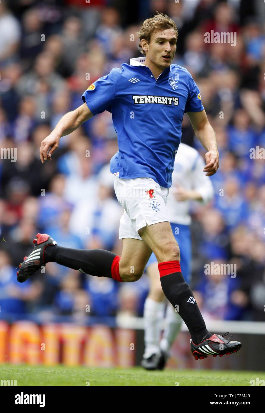 NIKICA JELAVIC GLASGOW RANGERS FC IBROX GLASGOW SCOTLAND 28 August 2010 ...