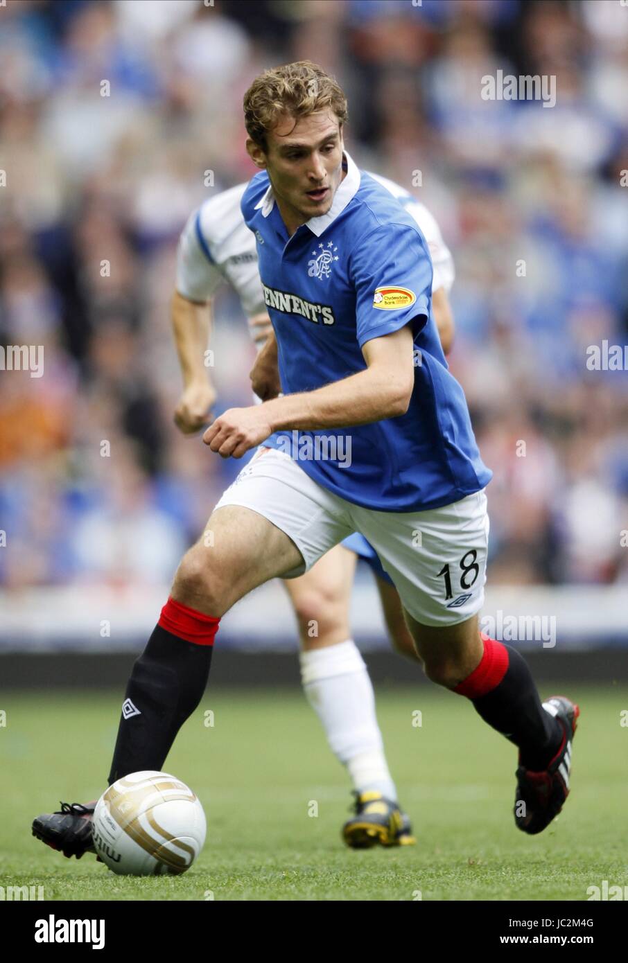 NIKICA JELAVIC GLASGOW RANGERS FC IBROX GLASGOW SCOTLAND 28 August 2010 ...
