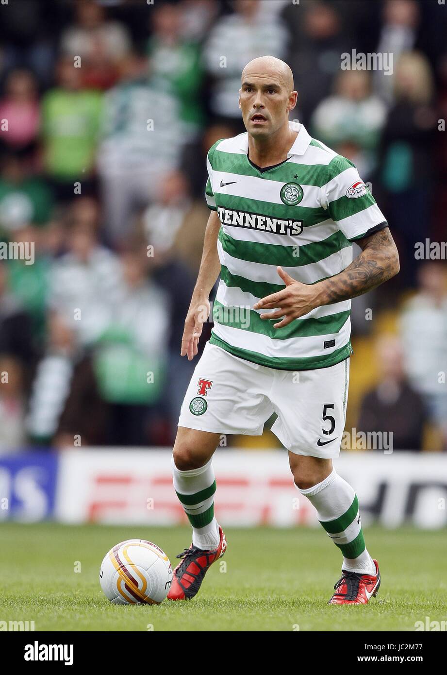 DANIEL MAJSTOROVIC CELTIC FC FIR PARK MOTHERWELL SCOTLAND 29 August ...