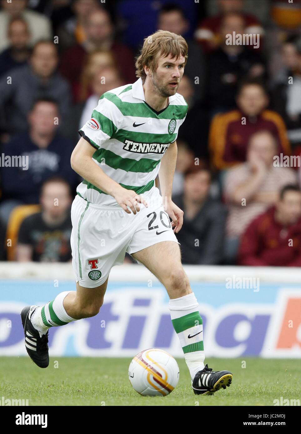 PADDY MCCOURT CELTIC FC FIR PARK MOTHERWELL SCOTLAND 29 August 2010 ...