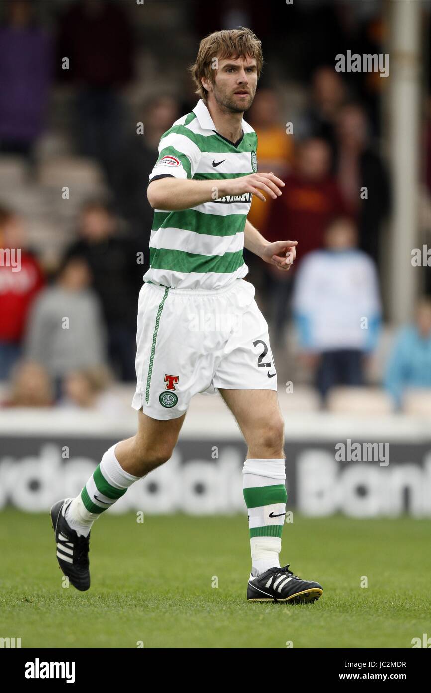 PADDY MCCOURT CELTIC FC FIR PARK MOTHERWELL SCOTLAND 29 August 2010 ...
