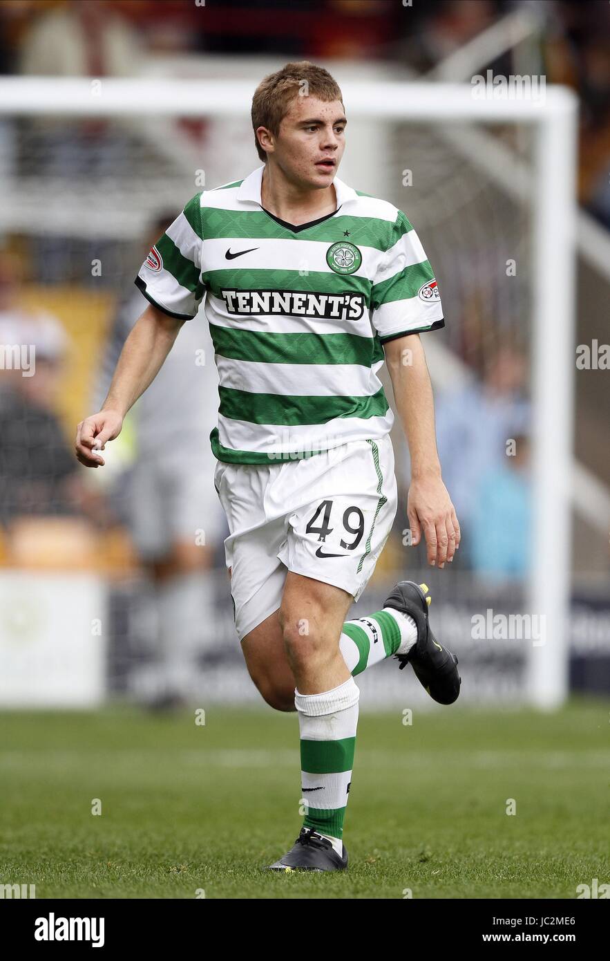 JAMES FORREST CELTIC FC FIR PARK MOTHERWELL SCOTLAND 29 August 2010 ...