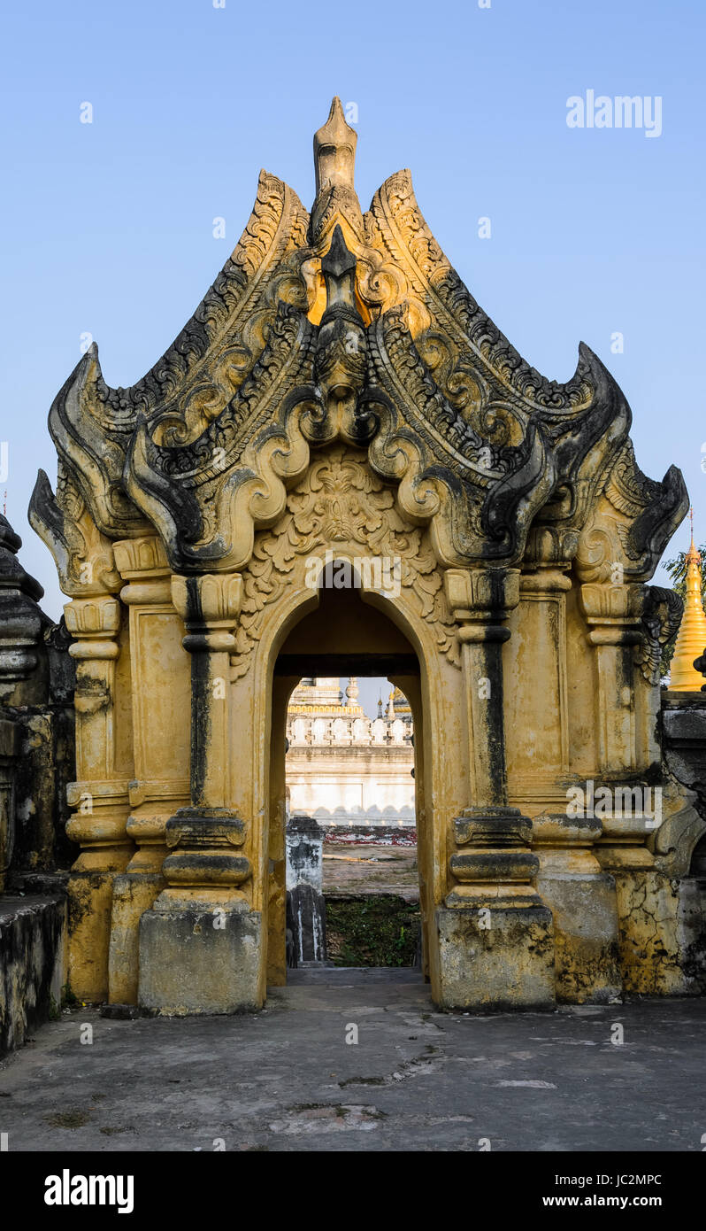 monastery style of construction Stock Photo - Alamy