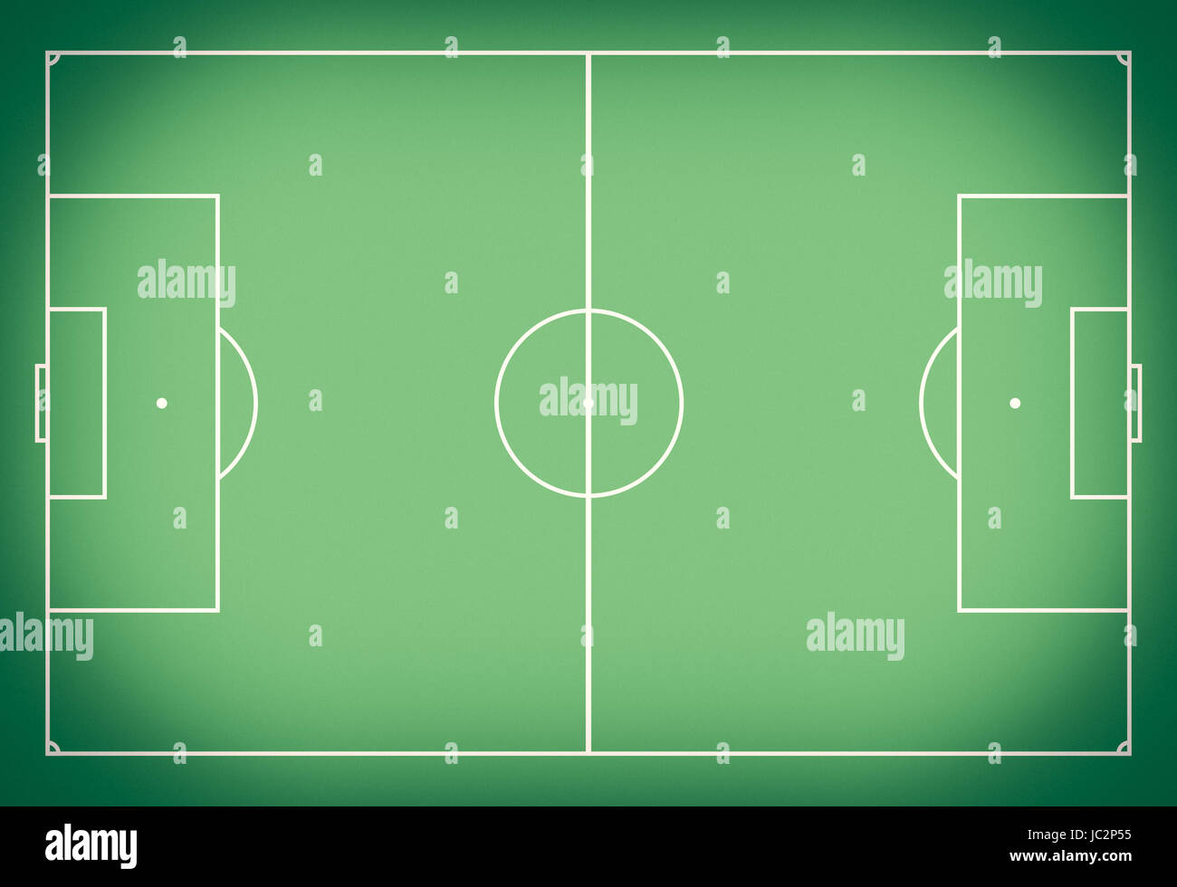 Green football soccer play field Stock Photo - Alamy