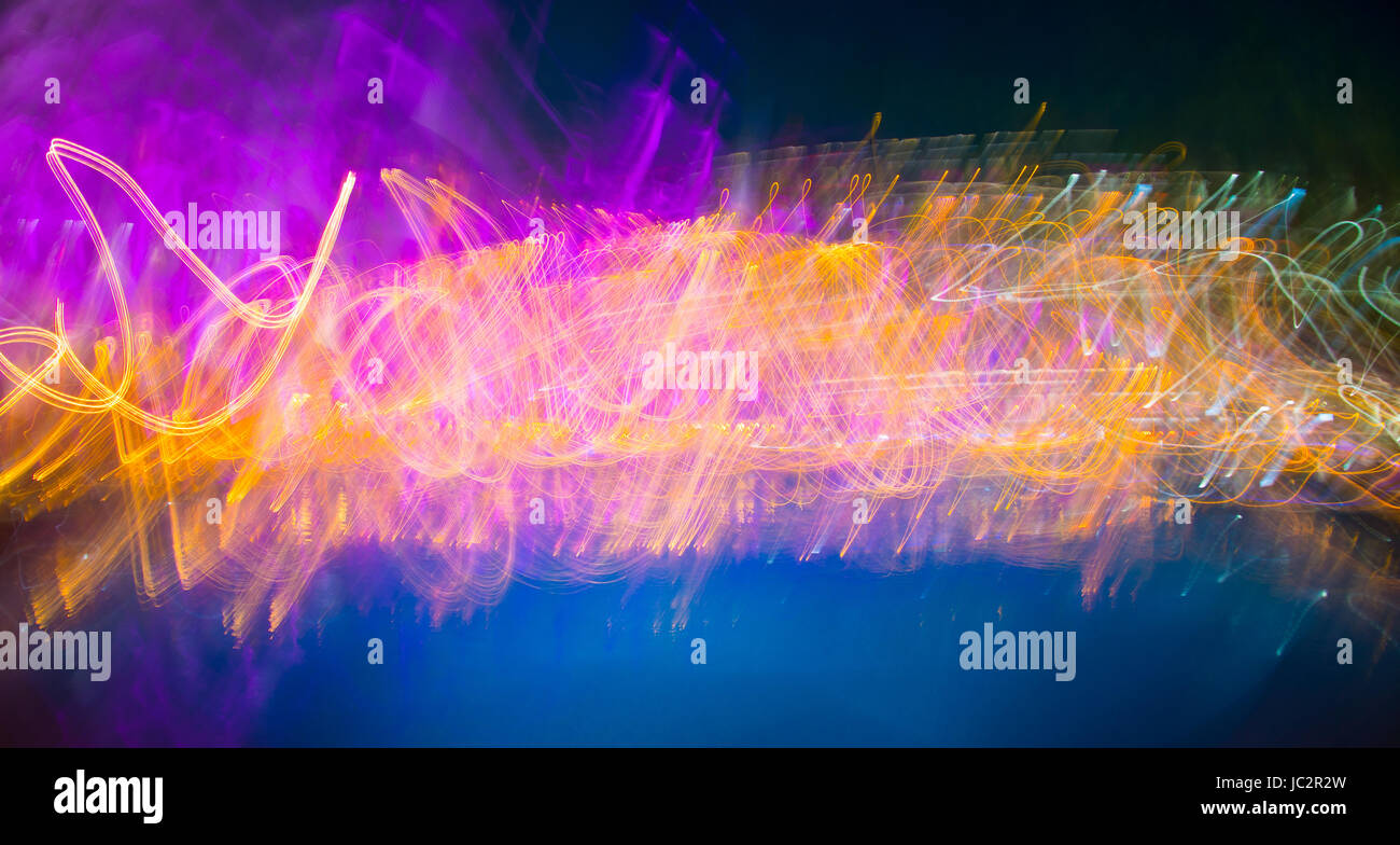 Modern abstract motion banner on dark background Stock Photo - Alamy