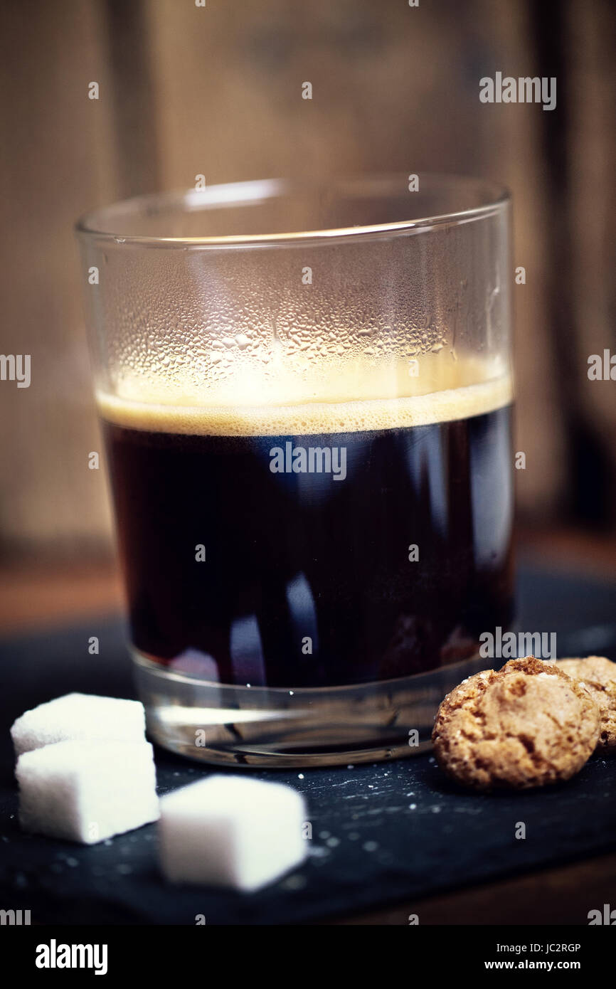 coffee in glass Stock Photo - Alamy