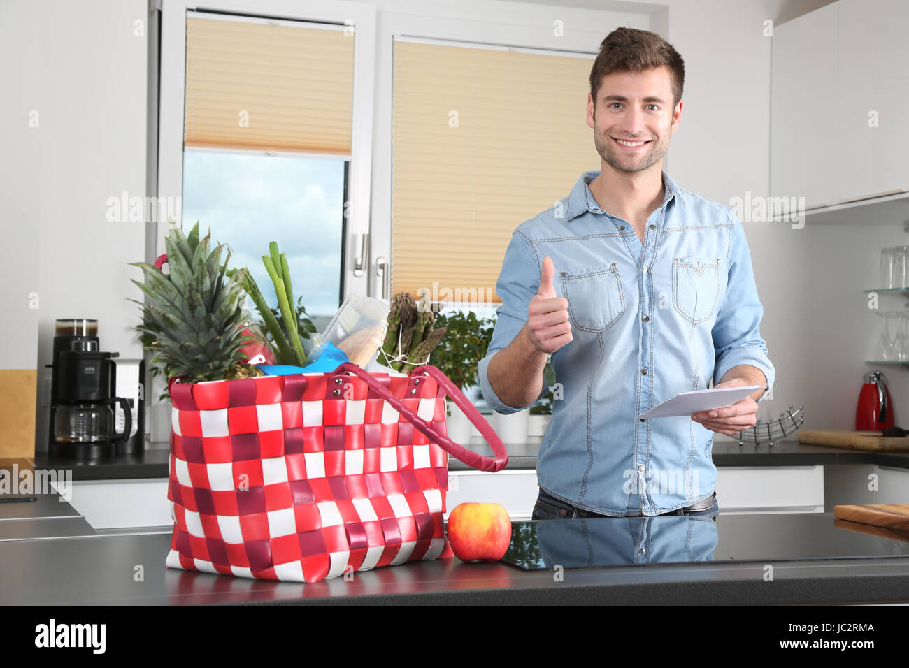 man at home Stock Photo - Alamy