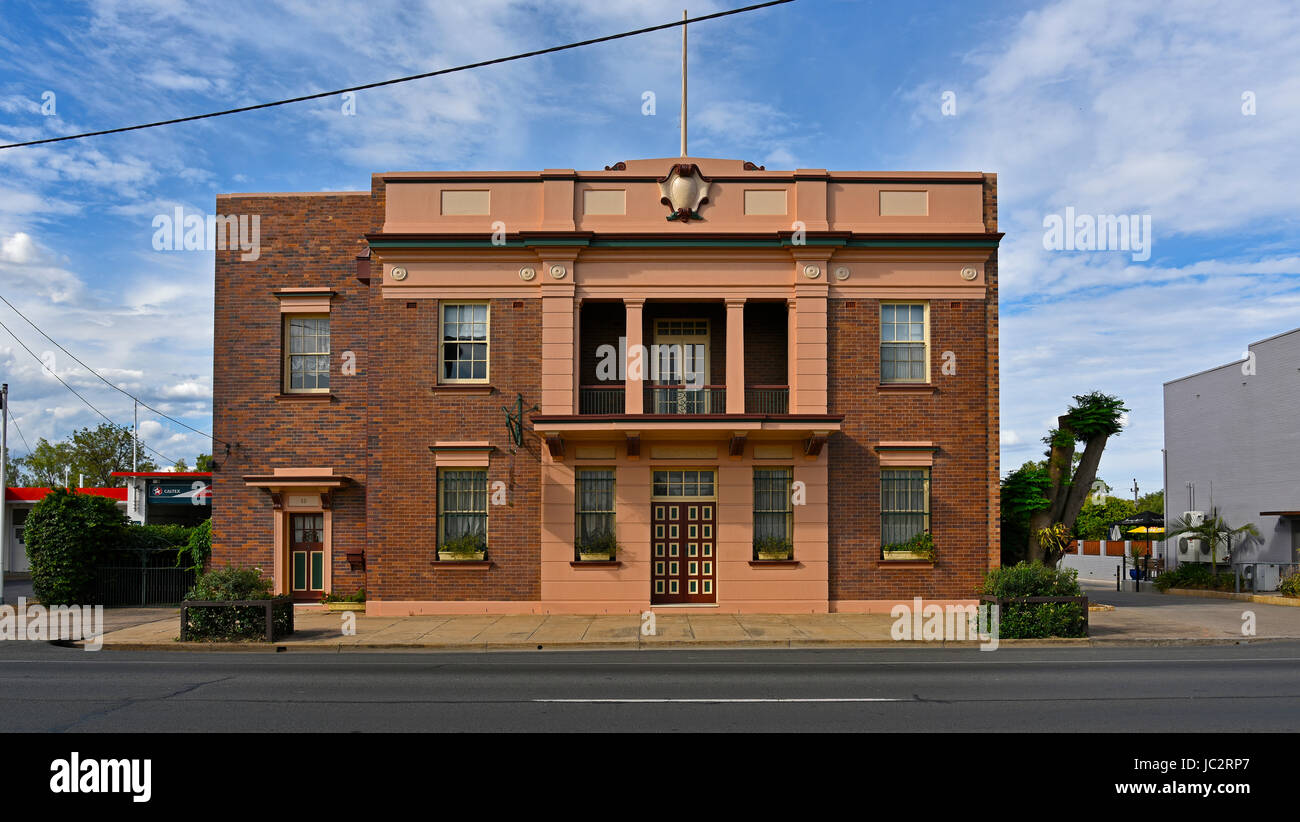 historic old bank building in Chinchilla in Queensland in Australia ...