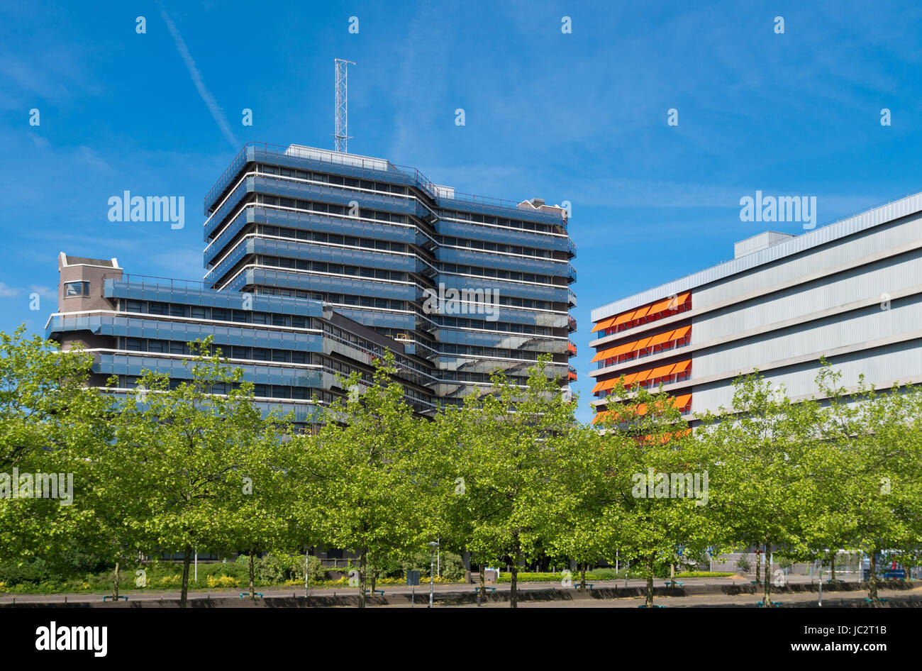exterior of a modern office building in utrecht, netherlands Stock ...