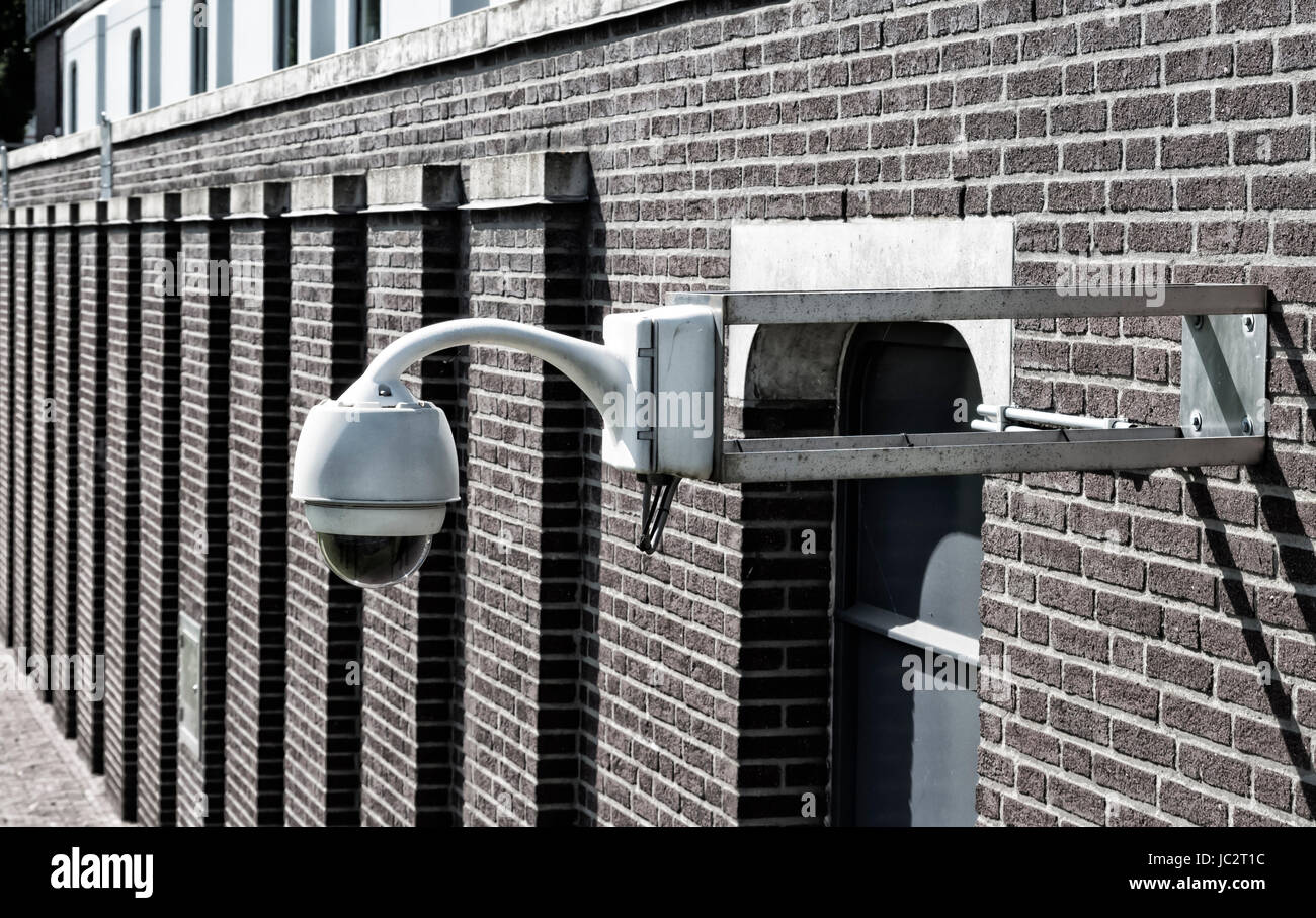 cctv camera outside of a building Stock Photo - Alamy