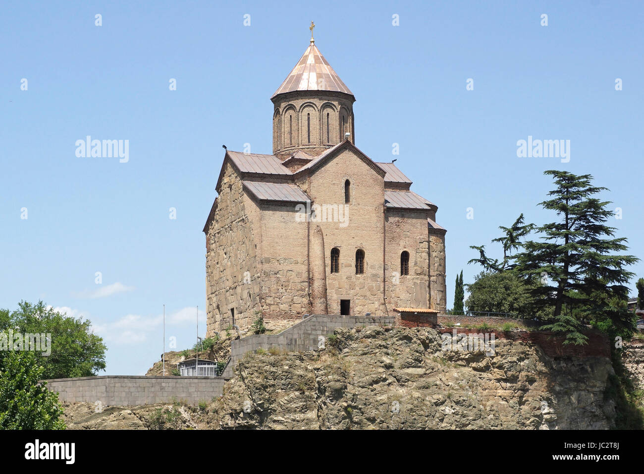Metechi Church, Tbilisi, Georgia, East Europe Stock Photo - Alamy
