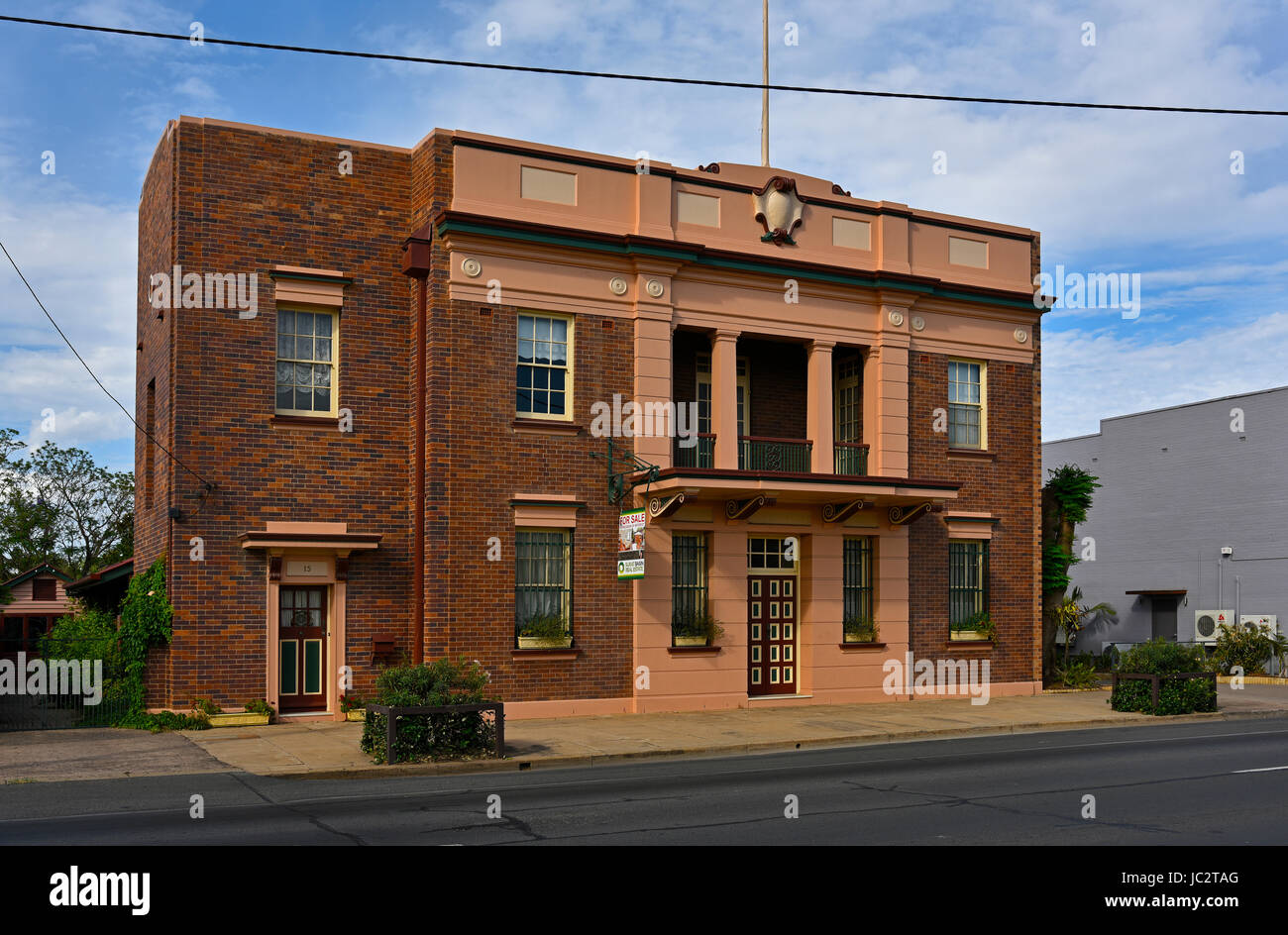 historic old bank building in Chinchilla in Queensland in Australia ...
