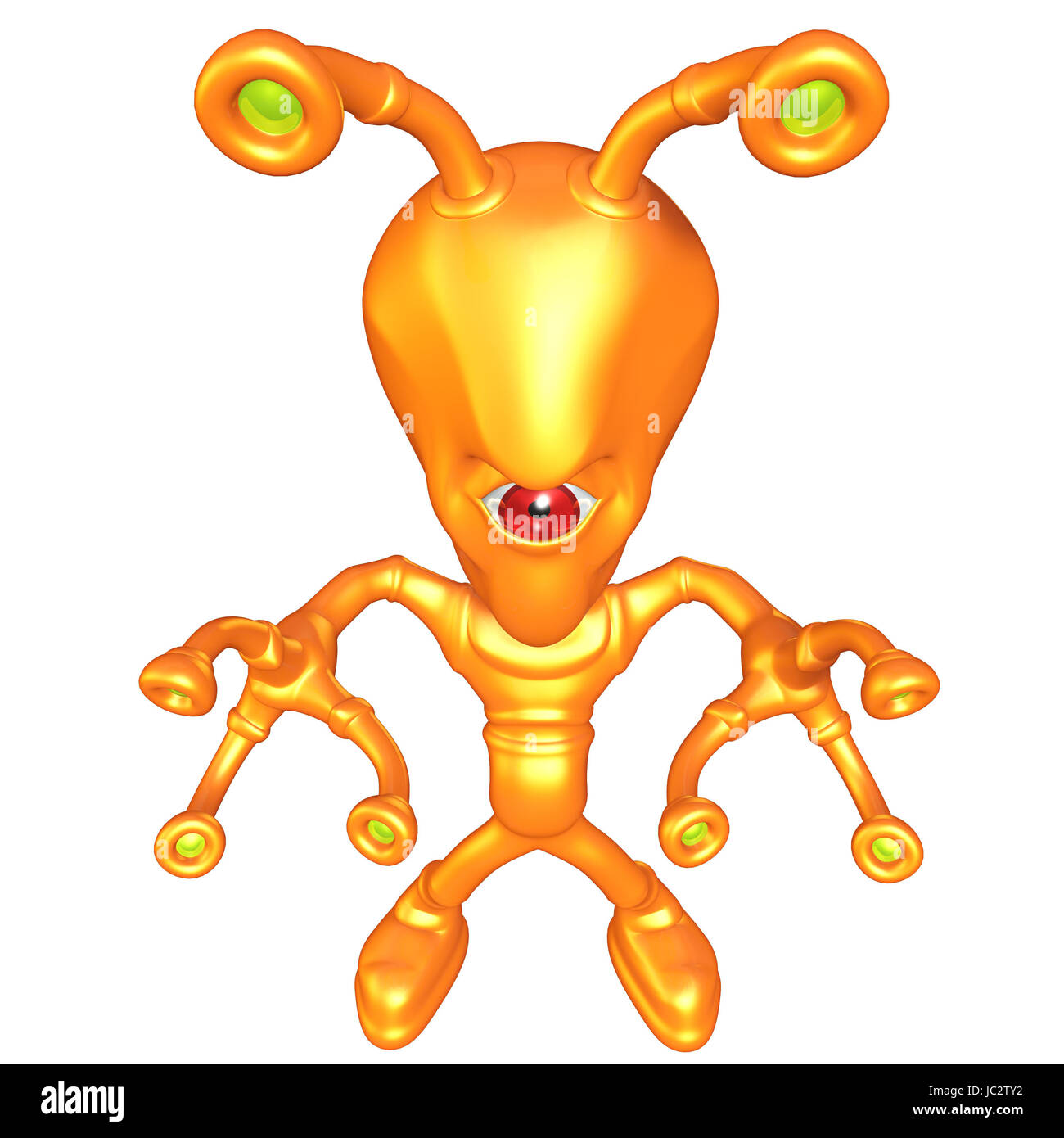 Cyclops alien with tentacles hi-res stock photography and images - Alamy