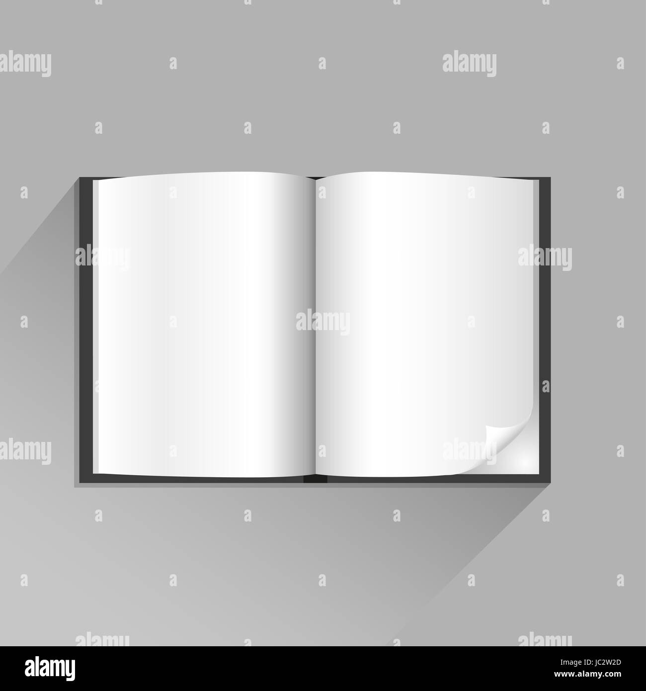 Top view open journal Black and White Stock Photos & Images - Alamy