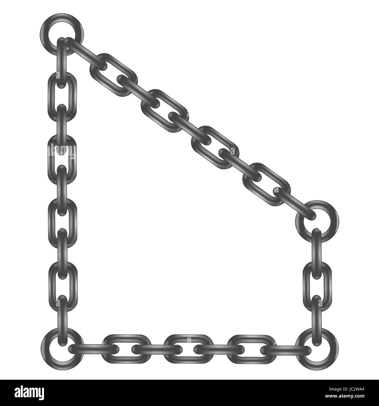 colorful illustration with chain letter on a white background for your ...