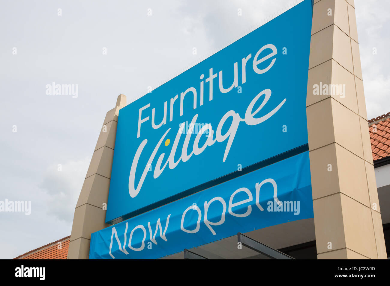 Village signage hi-res stock photography and images - Alamy