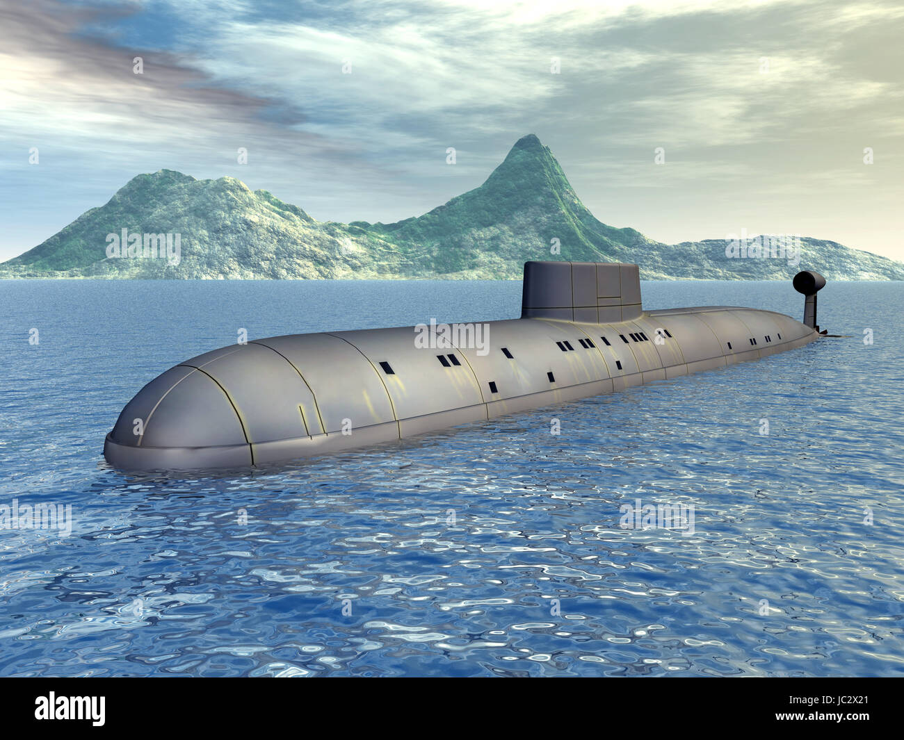 russian nuclear submarine Stock Photo - Alamy