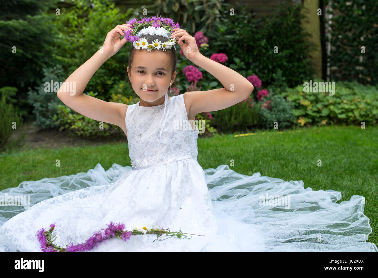 First Holy Communion Stock Photo - Alamy