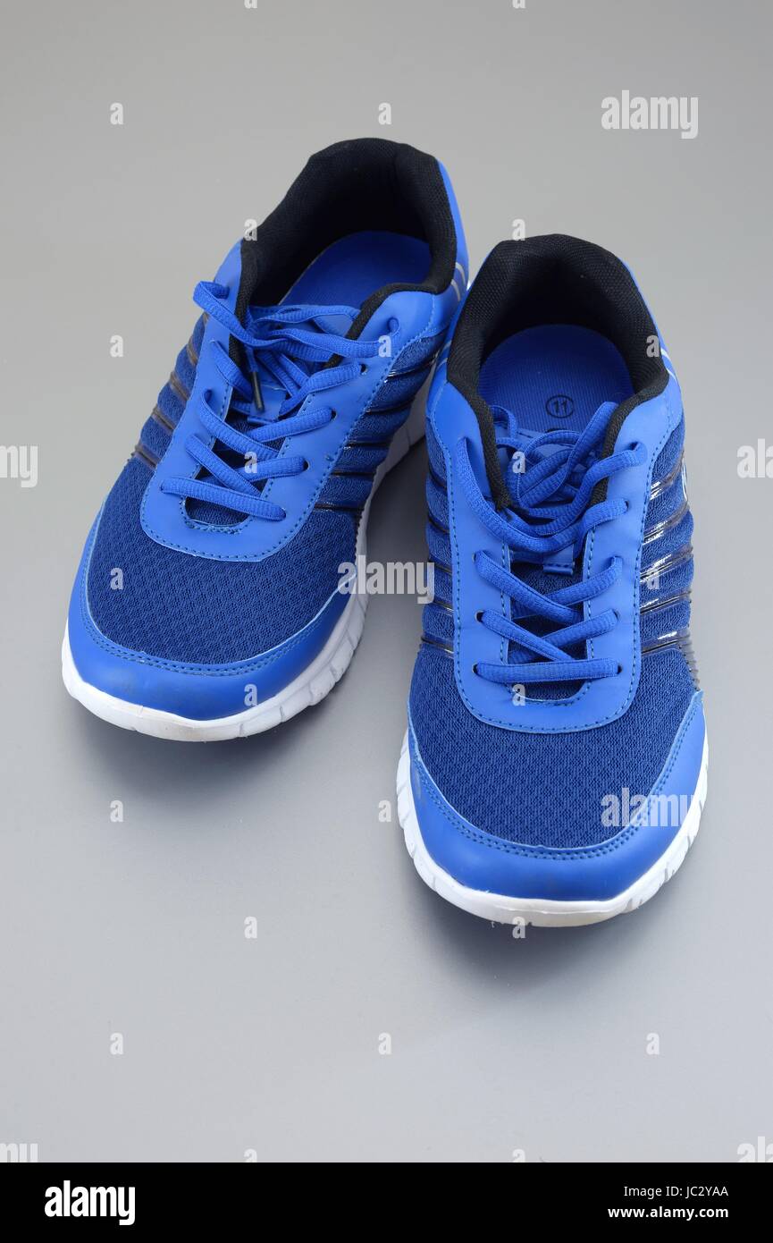 A close up shot of running shoes Stock Photo - Alamy