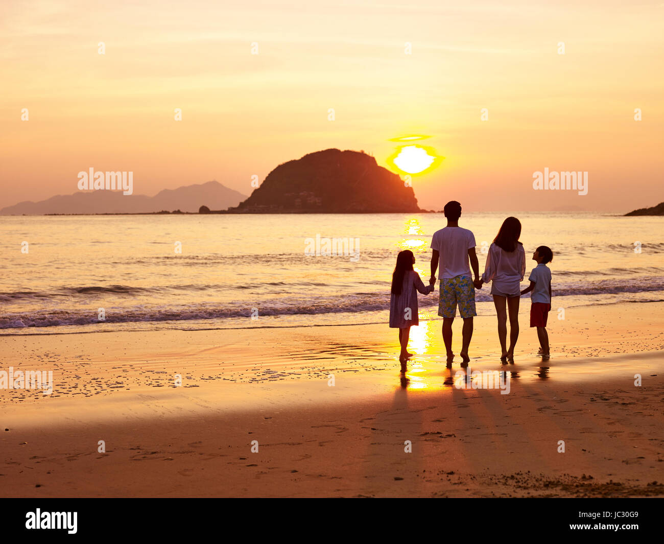 Mother Son Watching Sunset High Resolution Stock Photography and Images ...