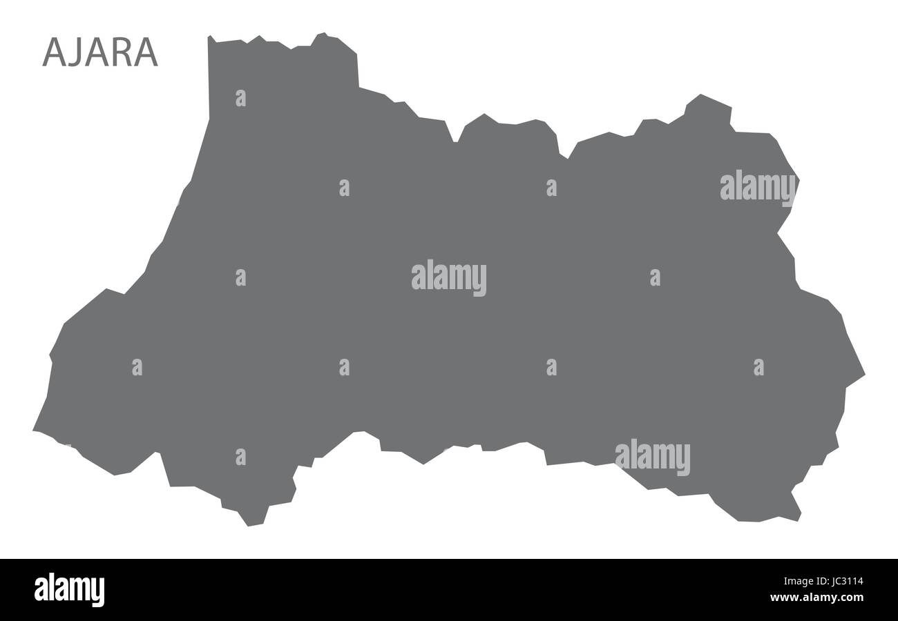Ajara map grey illustration silhouette Stock Vector Image & Art - Alamy