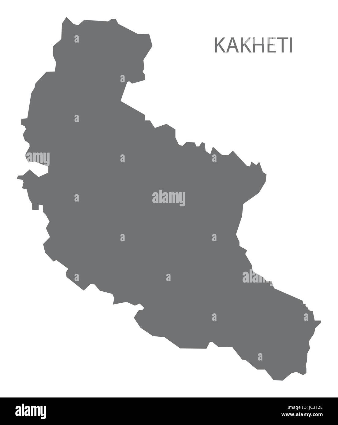 Kakheti map grey illustration silhouette Stock Vector Image & Art - Alamy