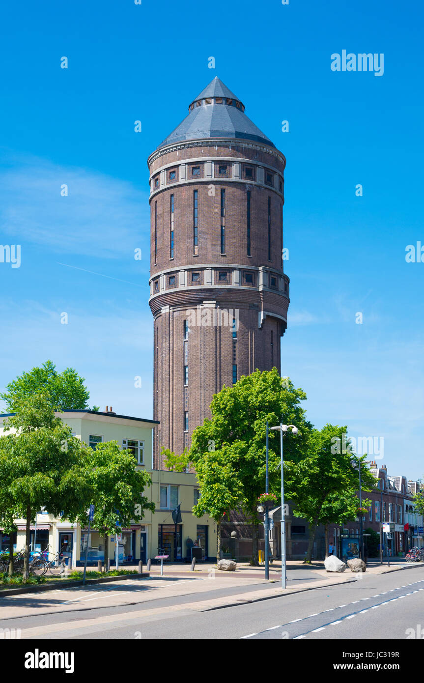 old brick water tower in utrecht, netherlands. Built around 1917, it ...