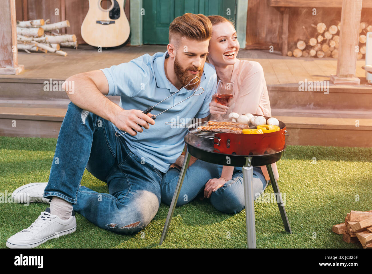 Roasting meat hi-res stock photography and images - Alamy