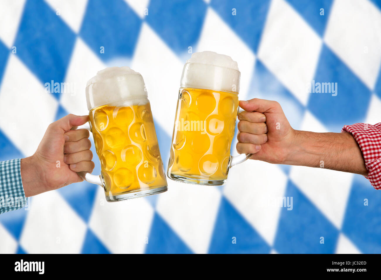 Cheers at the Oktoberfest in Munich, Germany Stock Photo - Alamy