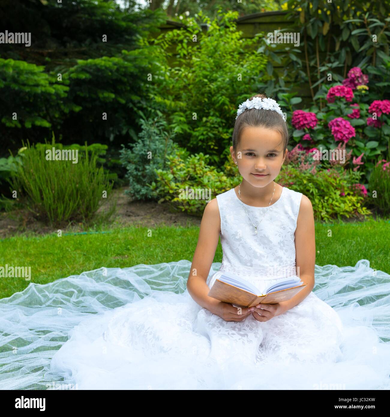 First Holy Communion Stock Photo - Alamy