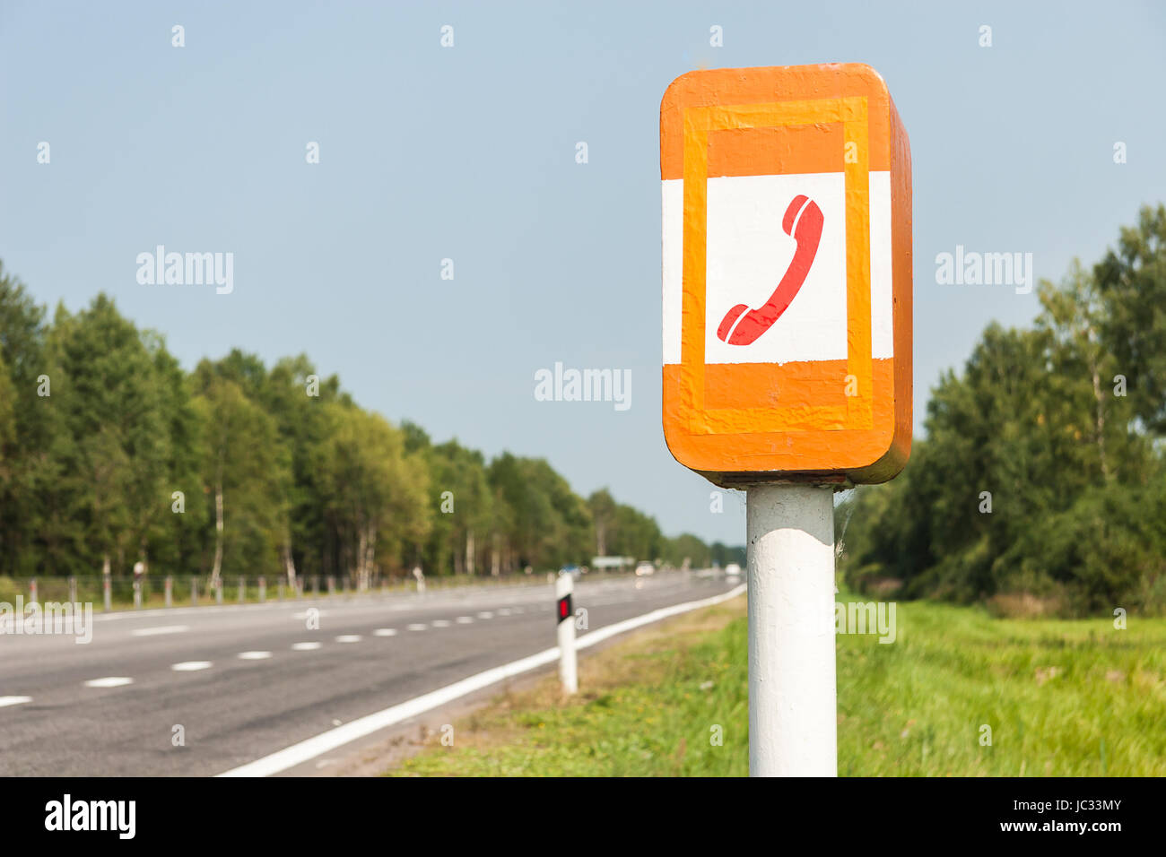 Motorway emergency telephone box hi-res stock photography and images ...