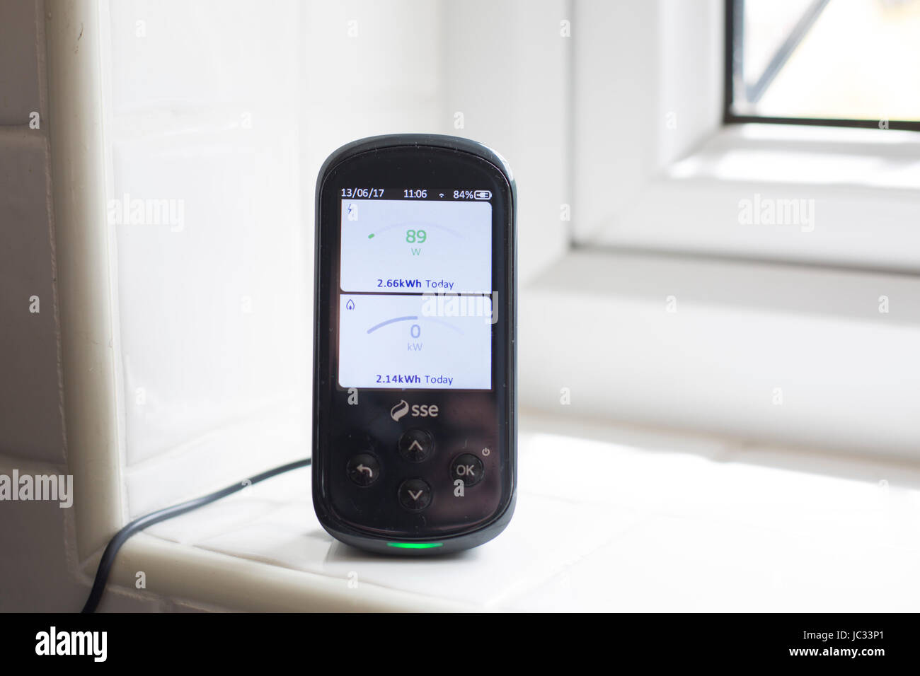 An SSE smart energy tracker device Stock Photo - Alamy