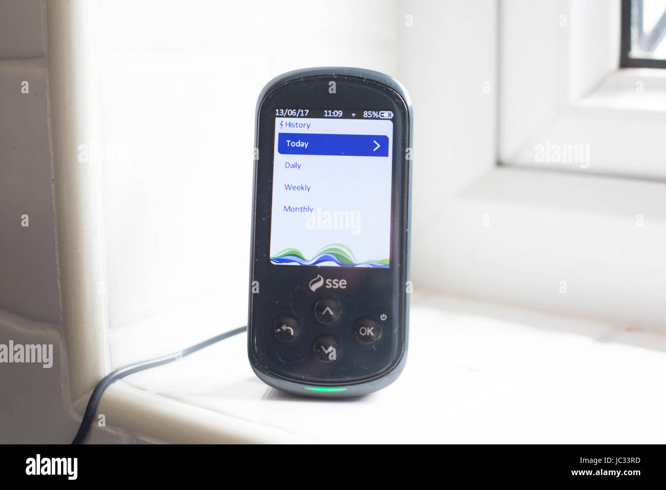An SSE smart energy tracker device Stock Photo - Alamy